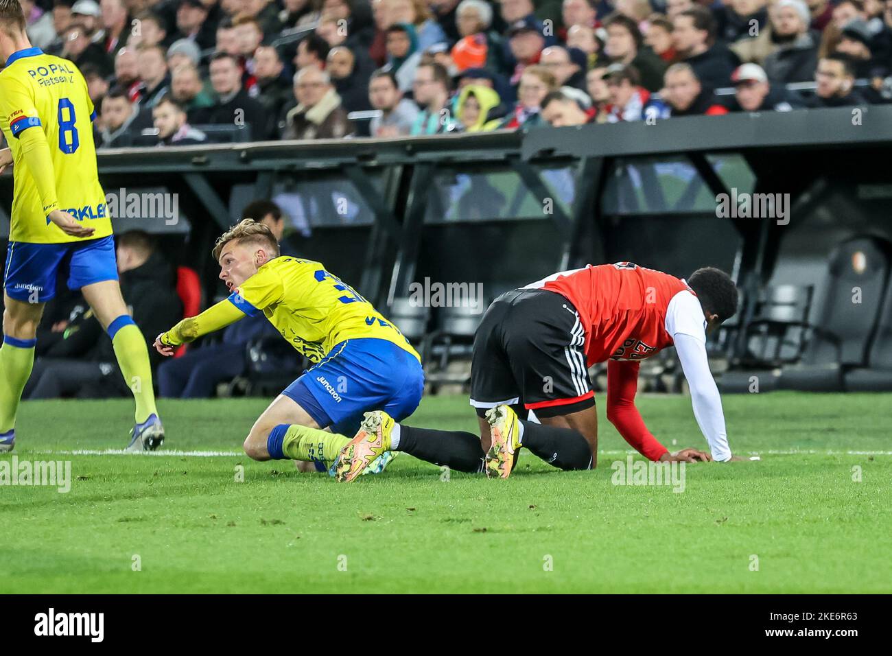 ROTTERDAM, NETHERLANDS - NOVEMBER 10: Remco Balk of SC Cambuur, Javairo ...