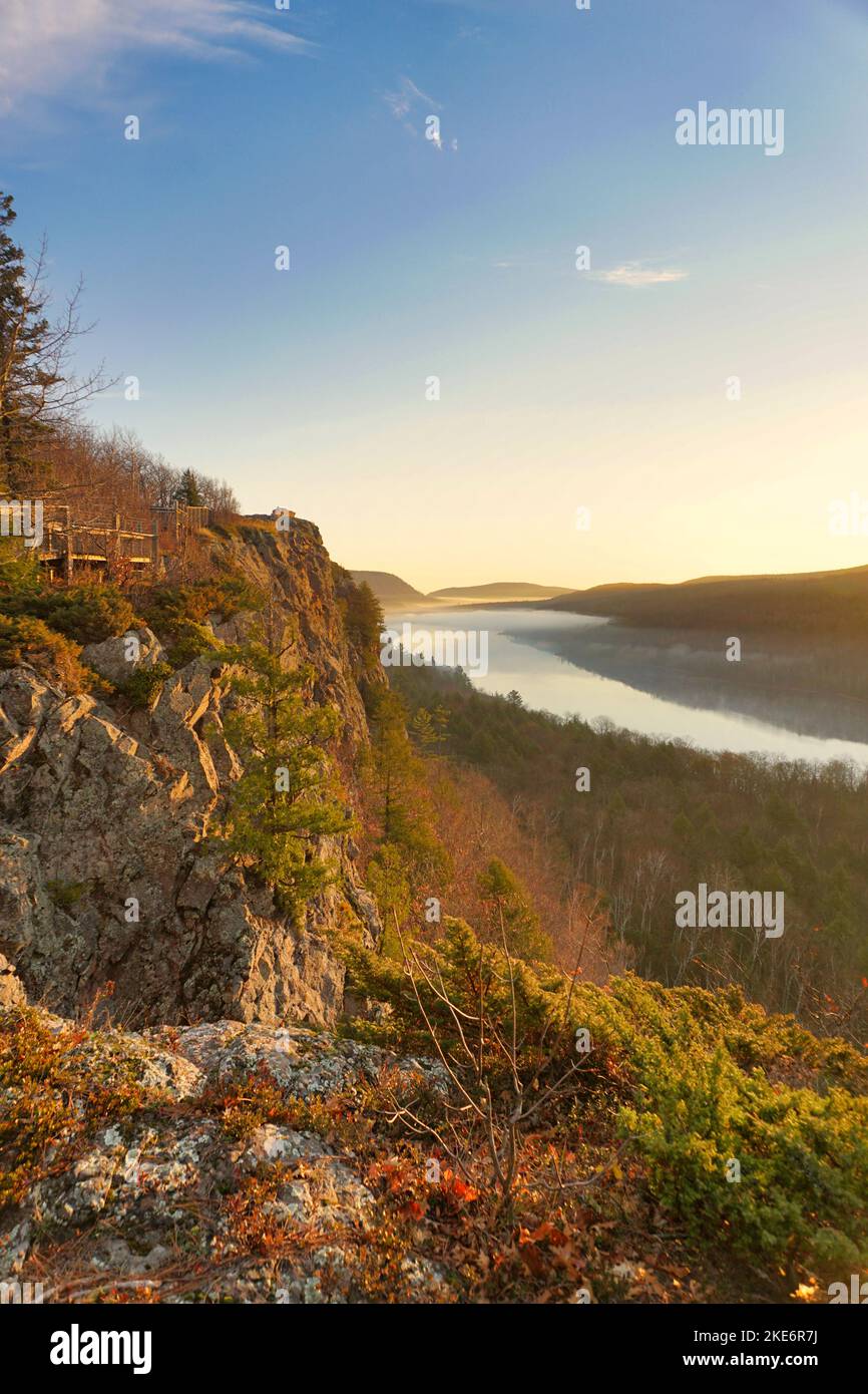 Porcupine Mountains, Michigan. Taken while backpacking in late fall ...