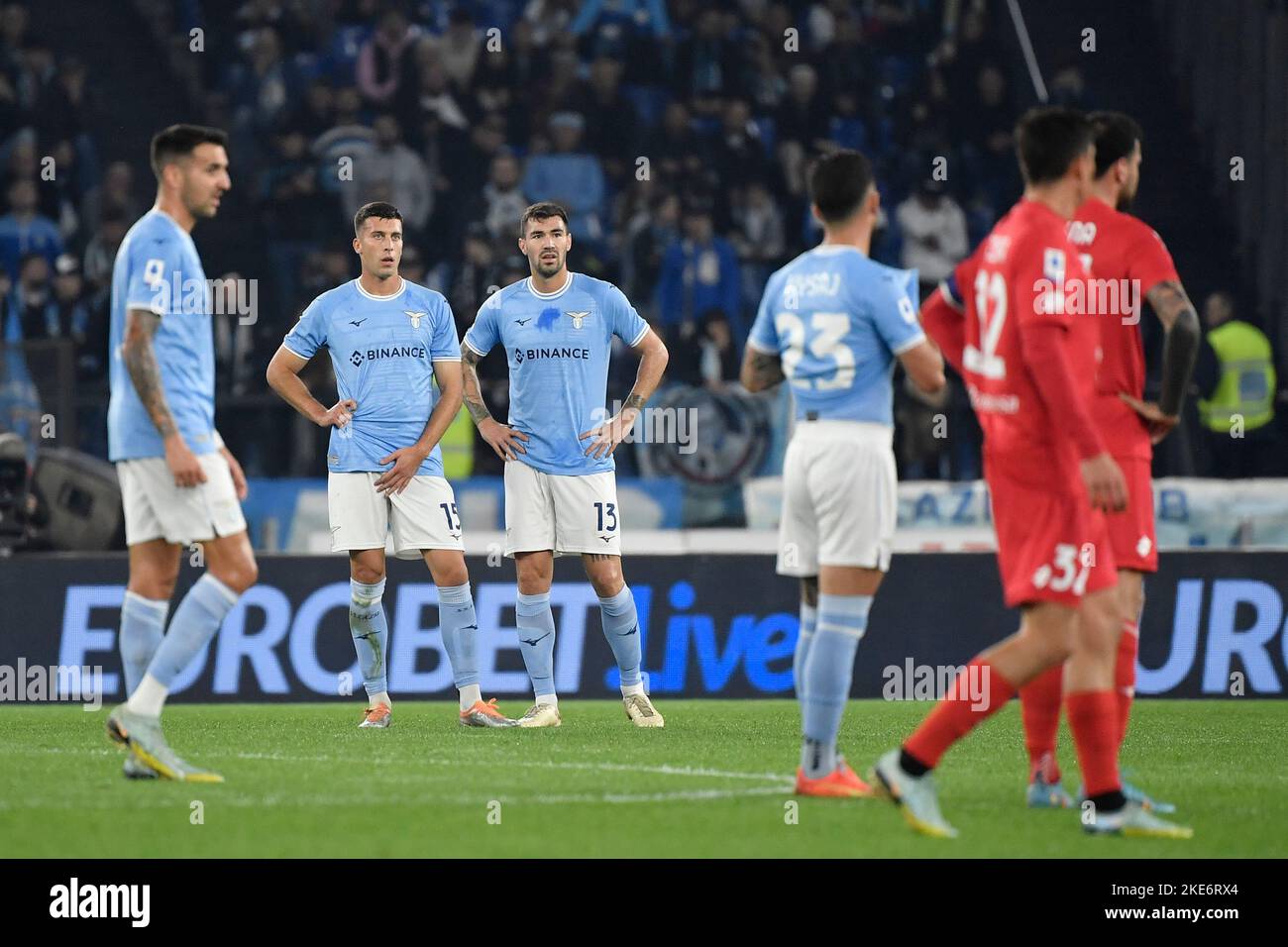 Roma, Italy. 10th Nov, 2022. Nicolo Casale and Alessio Romagnoli of SS ...