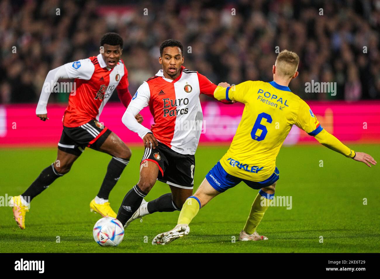 Rotterdam - Quinten Timber of Feyenoord, Mees Hoedemakers of SC Cambuur ...