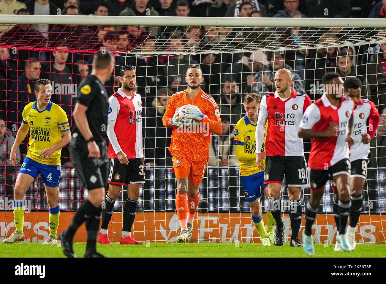 Rotterdam - Feyenoord keeper Justin Bijlow during the match between ...