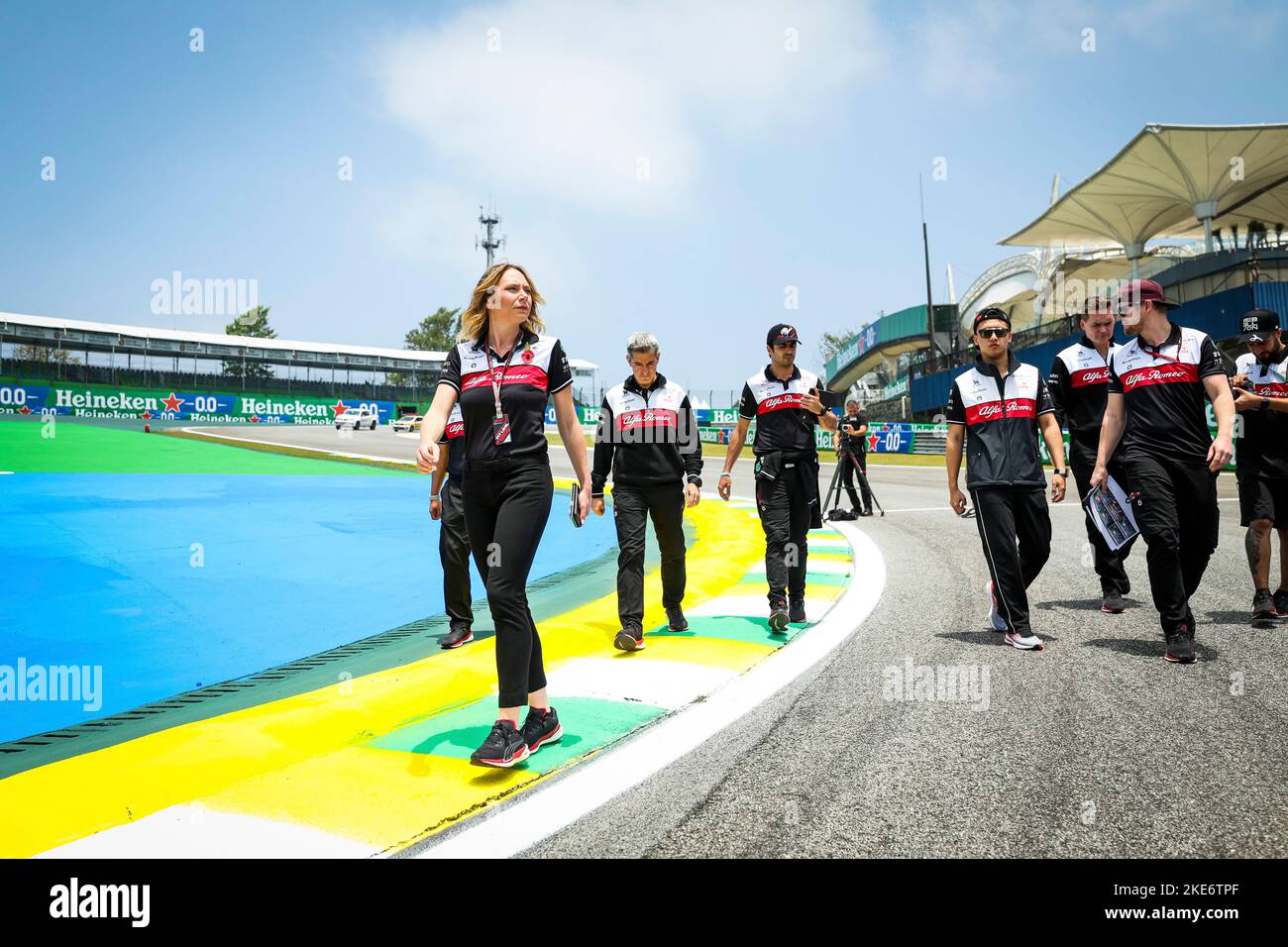 Sao Paulo, Brazil. 10th Nov, 2022. Ruth Buscombe (Alfa Romeo F1 Team ...
