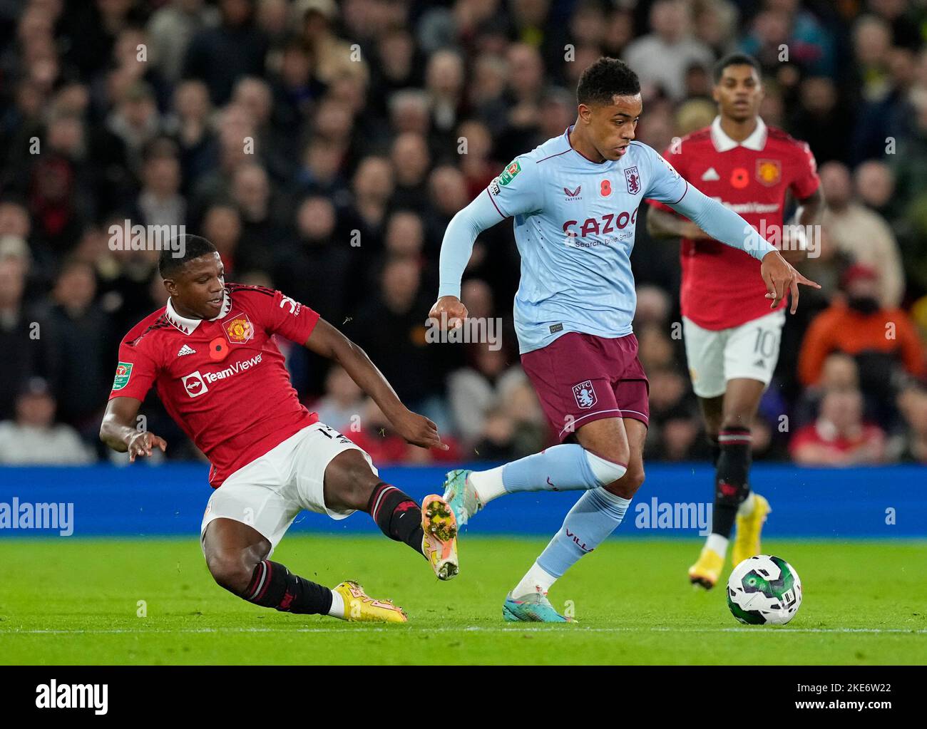 Manchester, England, 10th November 2022. Tyrell Malacia of Manchester ...