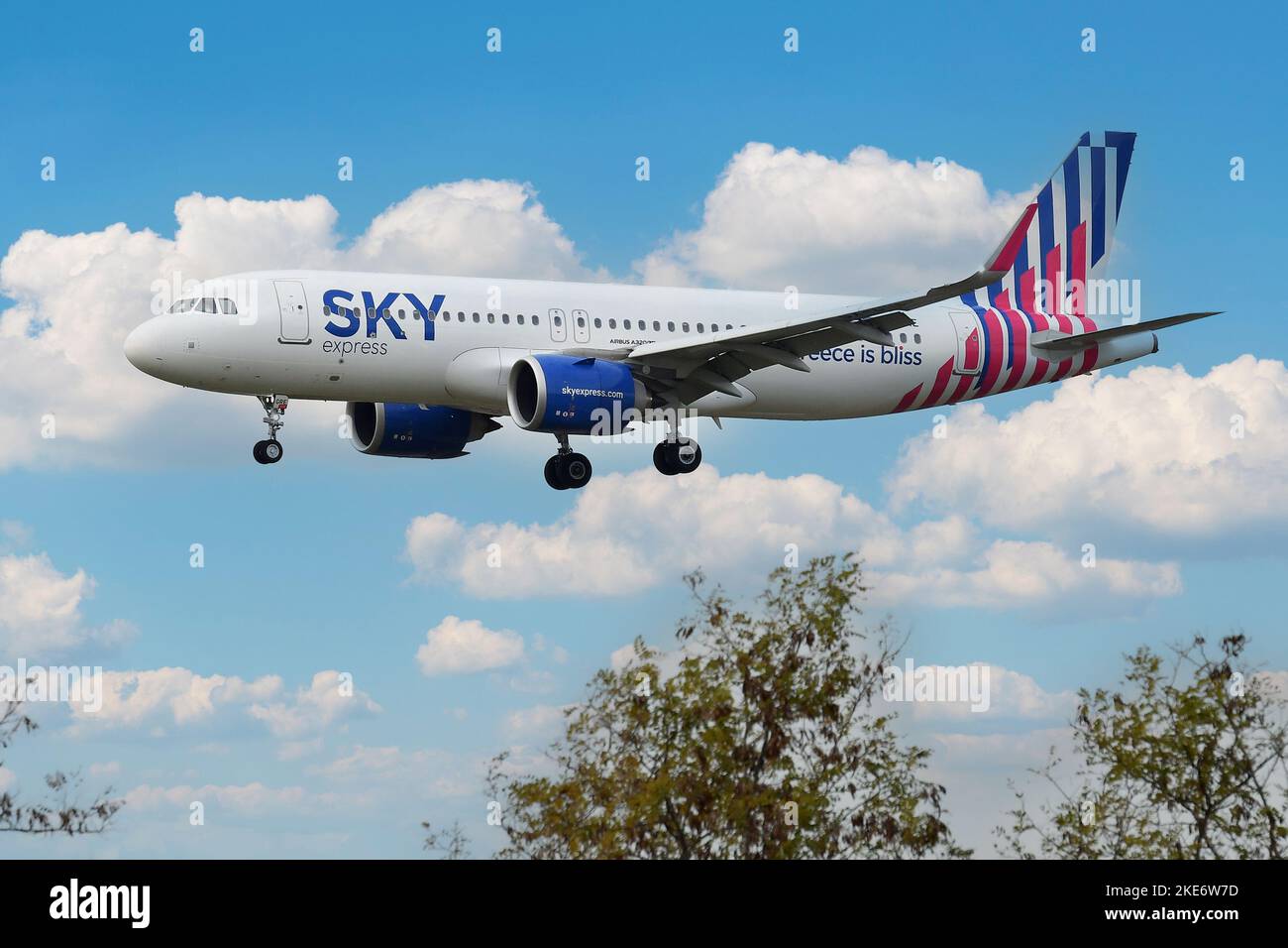 Fiumicino (Italy), 10th November, 2022. Airbus A320 Sky Express ...
