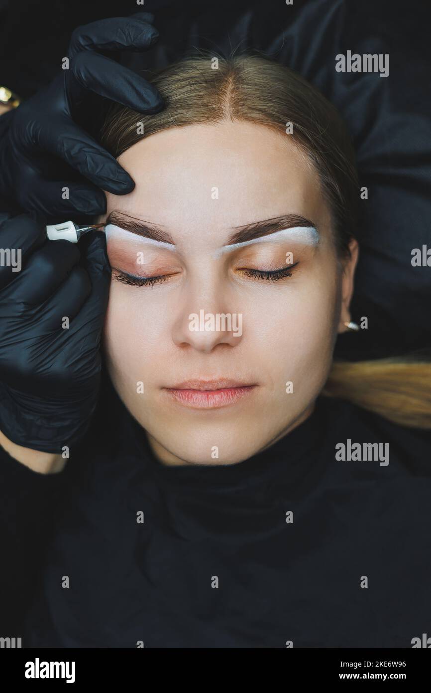 Map of eyebrow hi-res stock photography and images - Alamy