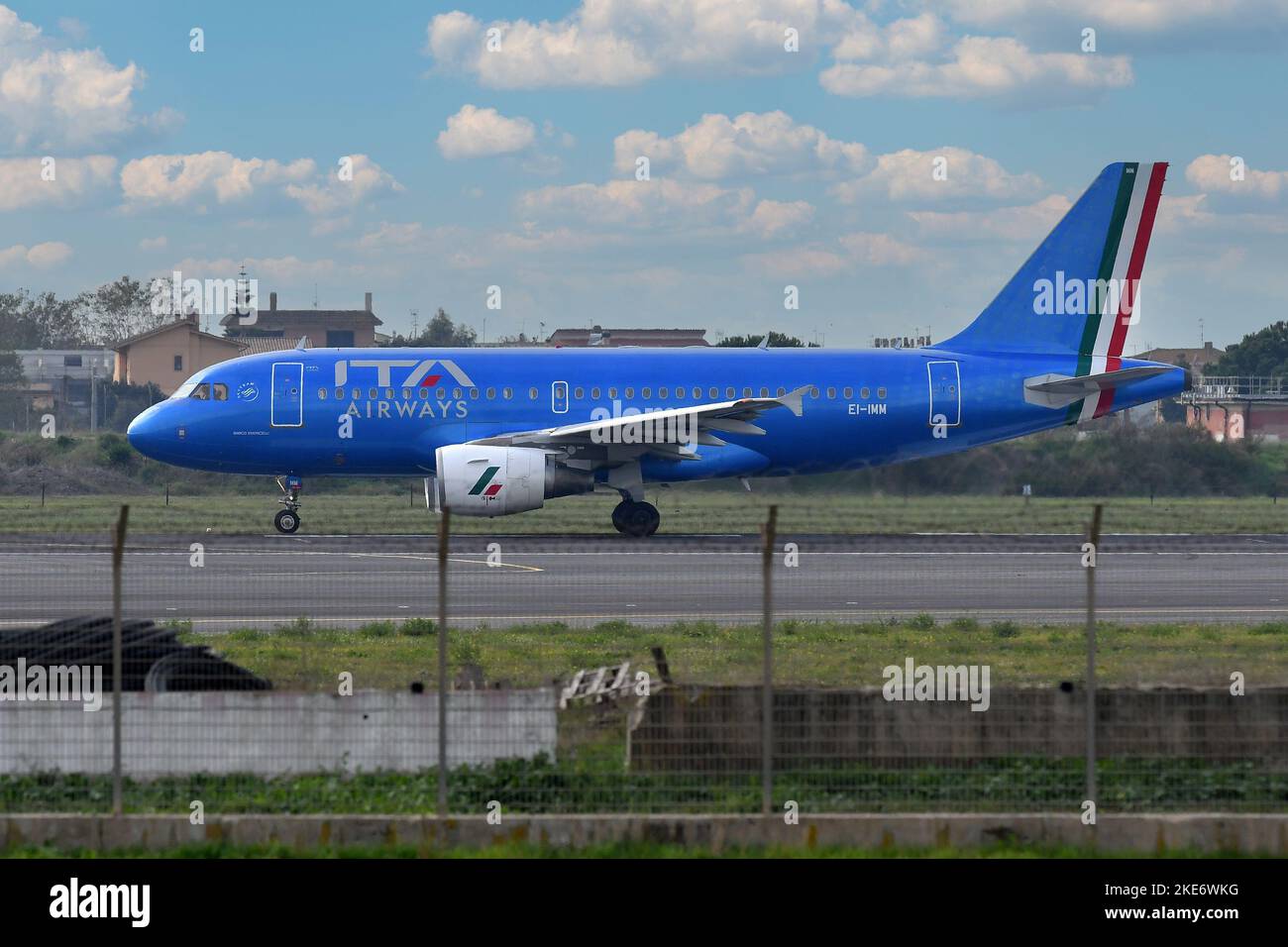 Fiumicino (Italy), 10th November, 2022. Airbus A319 ITA Airways ...