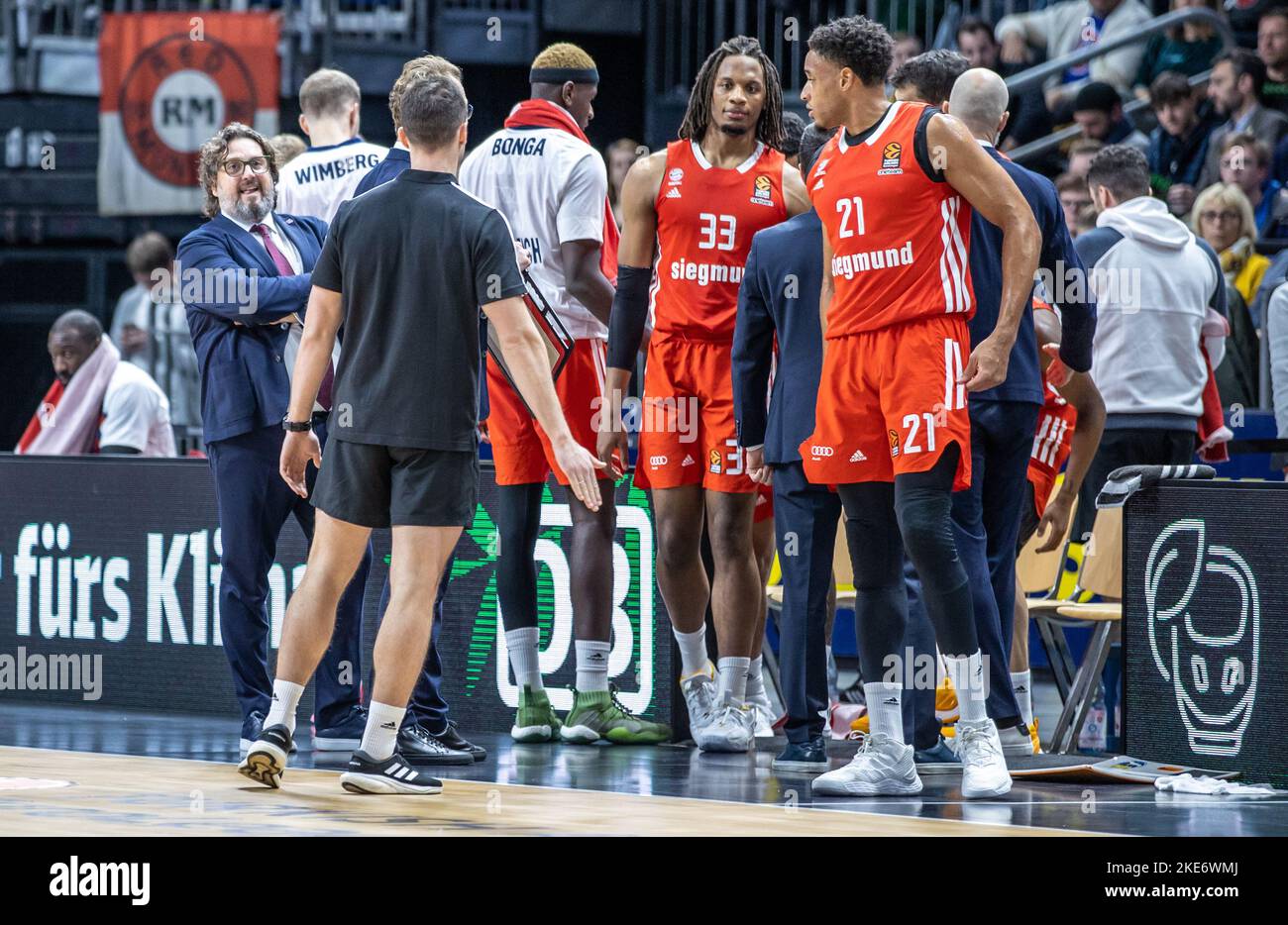 Berlin, Germany. 10th Nov, 2022. Basketball: Euroleague, Alba Berlin ...