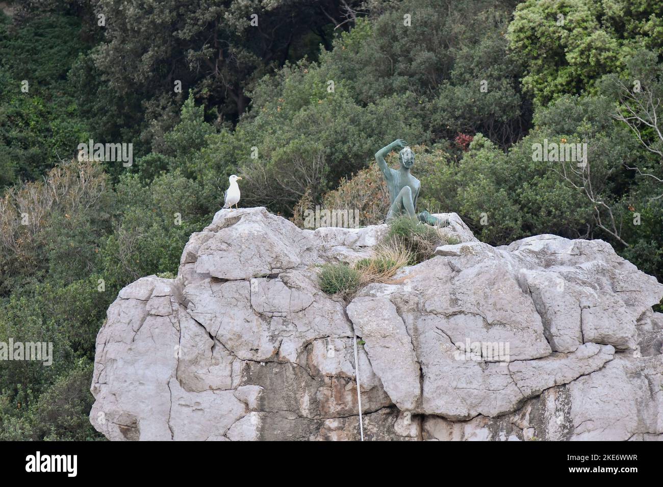 Island of Capri, Lo Capo Rock, Italy Stock Photo - Alamy