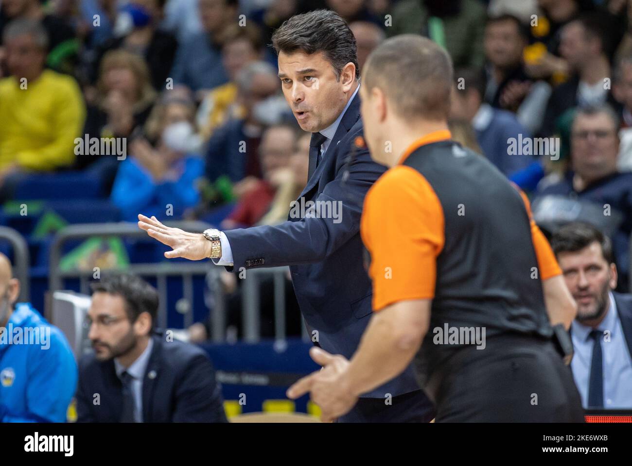 Berlin, Germany. 10th Nov, 2022. Basketball: Euroleague, Alba Berlin ...