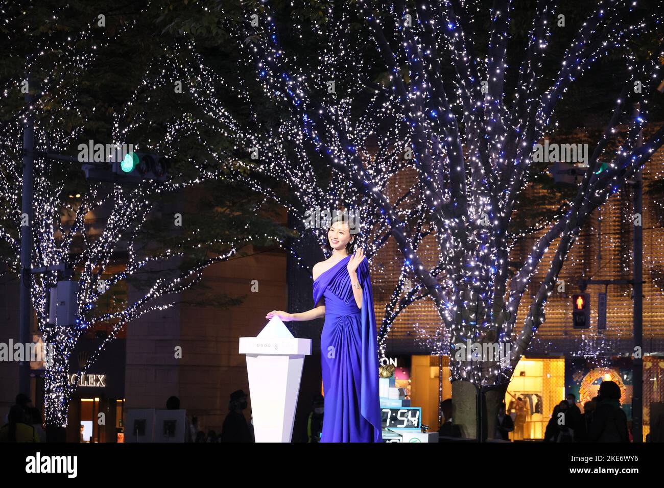 Tokyo, Japan. 10th Nov, 2022. Japanese actress Sae Okazaki attends the ...