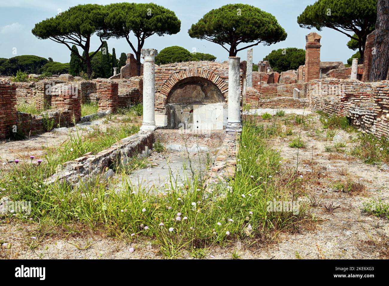 Heritage of ancient Roman building and architecture ruins at Domus of ...
