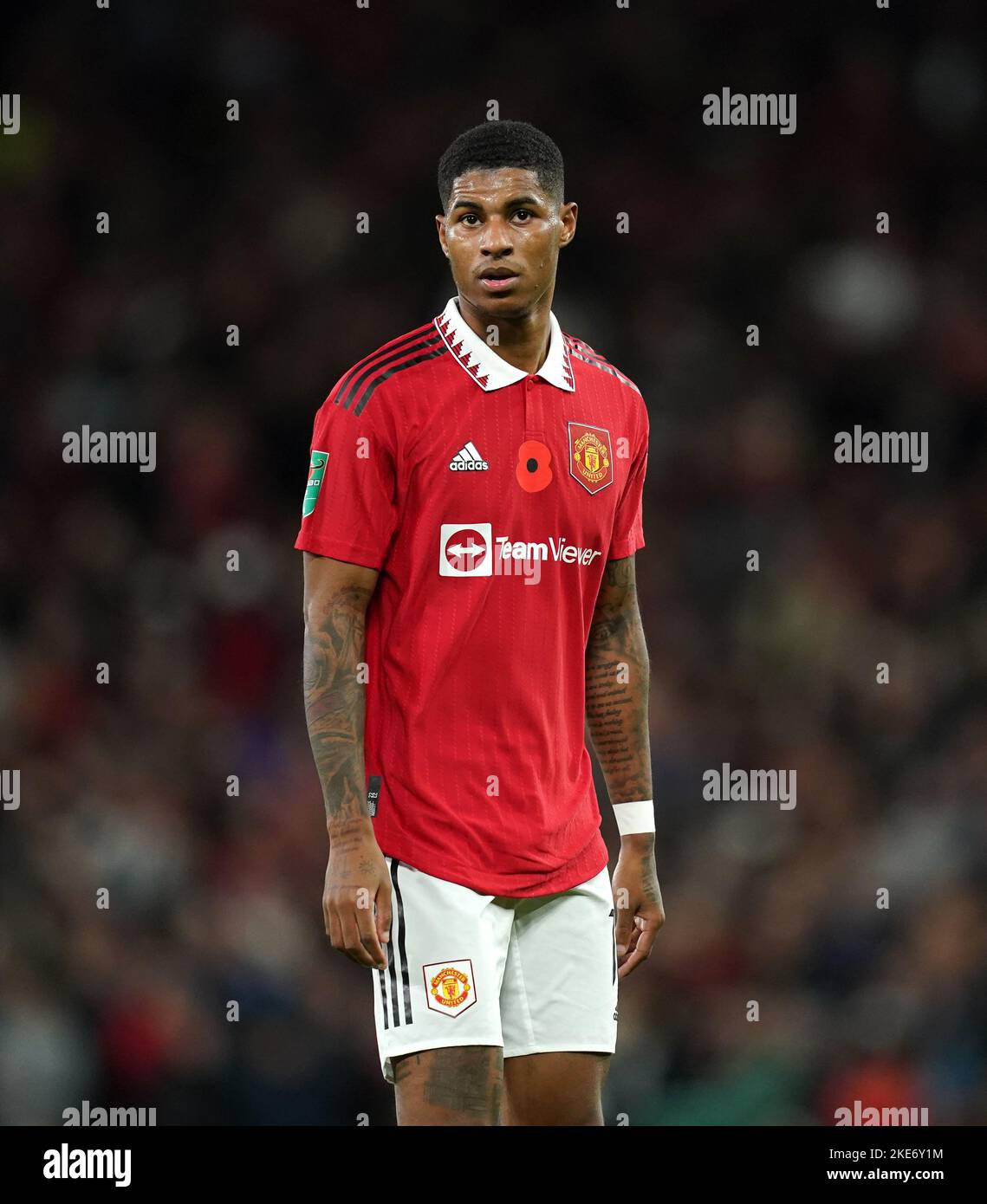 Manchester United's Marcus Rashford during the Carabao Cup, third round ...