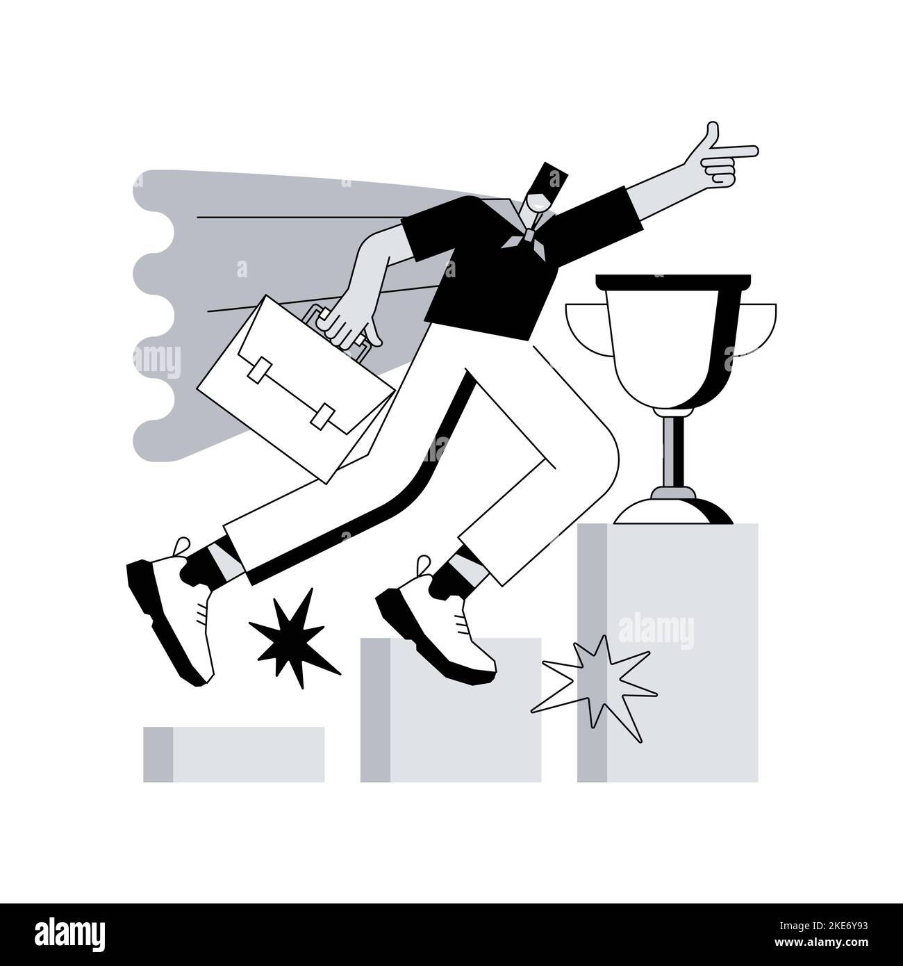 Leadership abstract concept vector illustration. Business leadership ...