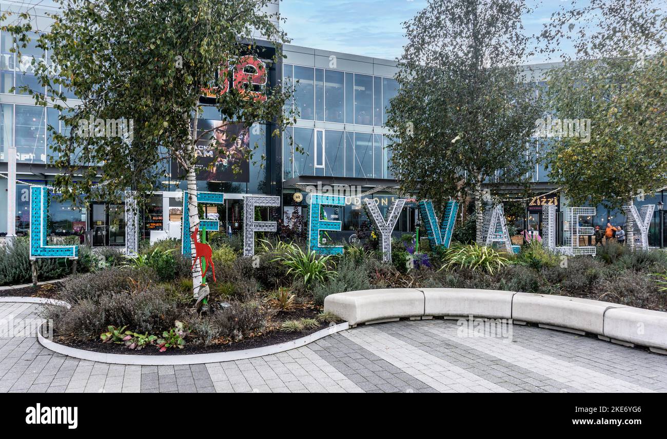 Entrance to Liffey Valley Shopping Centre in Dublin, Ireland Stock ...