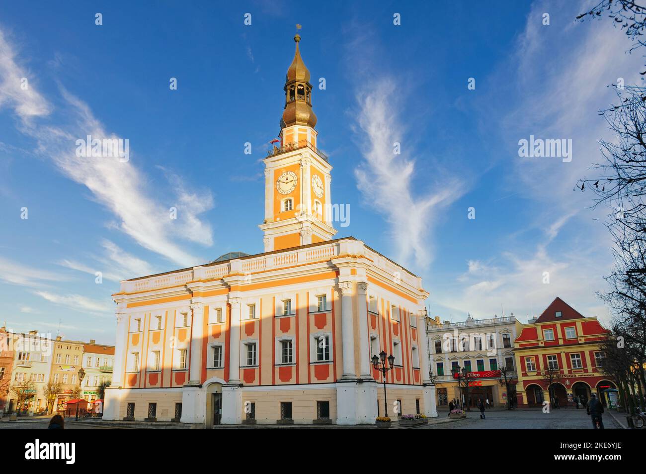 The Town Hall in Leszno. Poland Stock Photo - Alamy