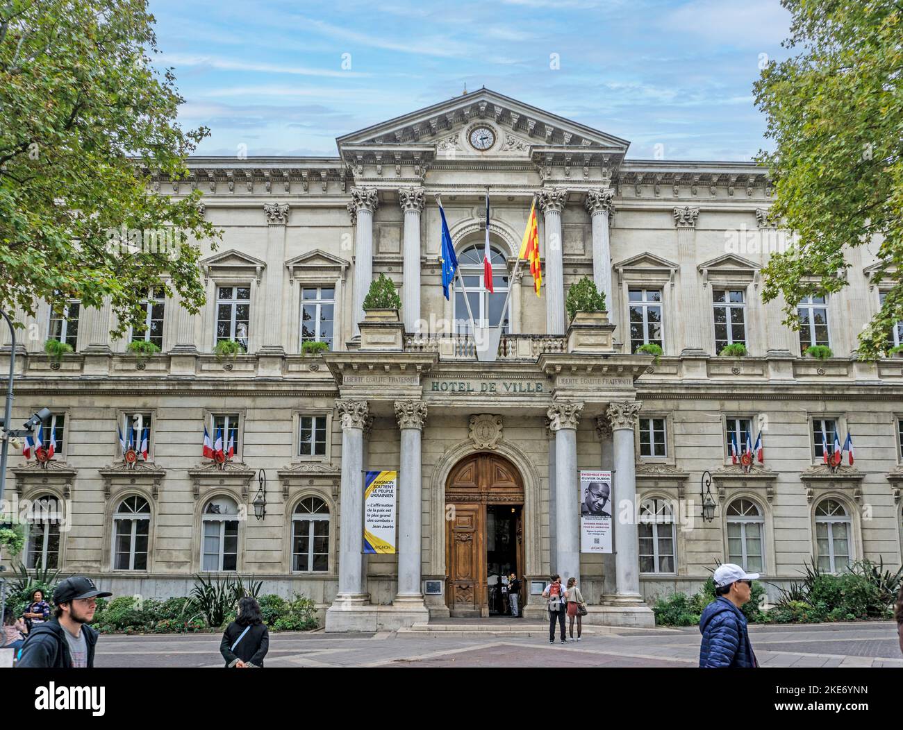 Avignon town hall hi-res stock photography and images - Alamy