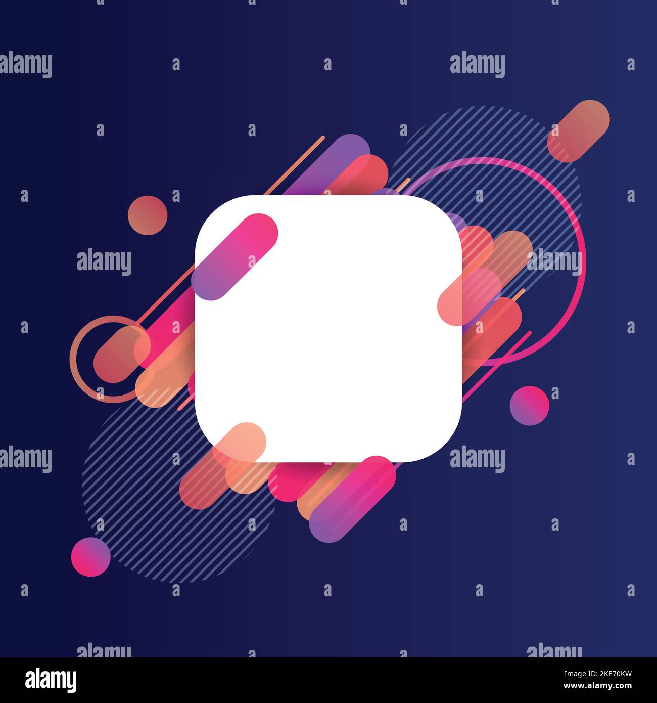 Creative Rounded Lines Edge. Place for Text. business brochure banner ...