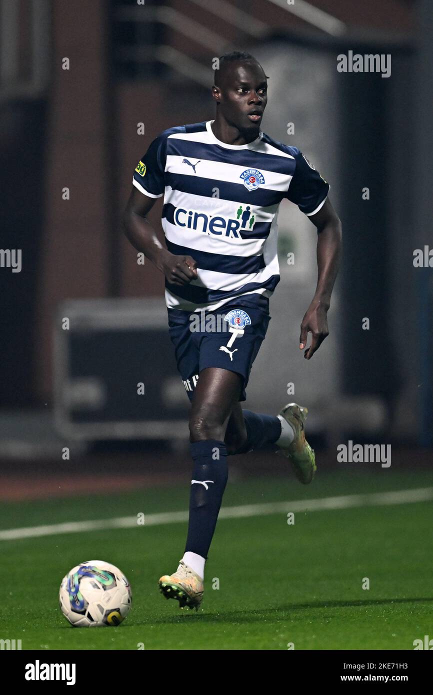 ISTANBUL - Mamadou Fall of Kasimpasa AS during the Turkish Super Lig ...