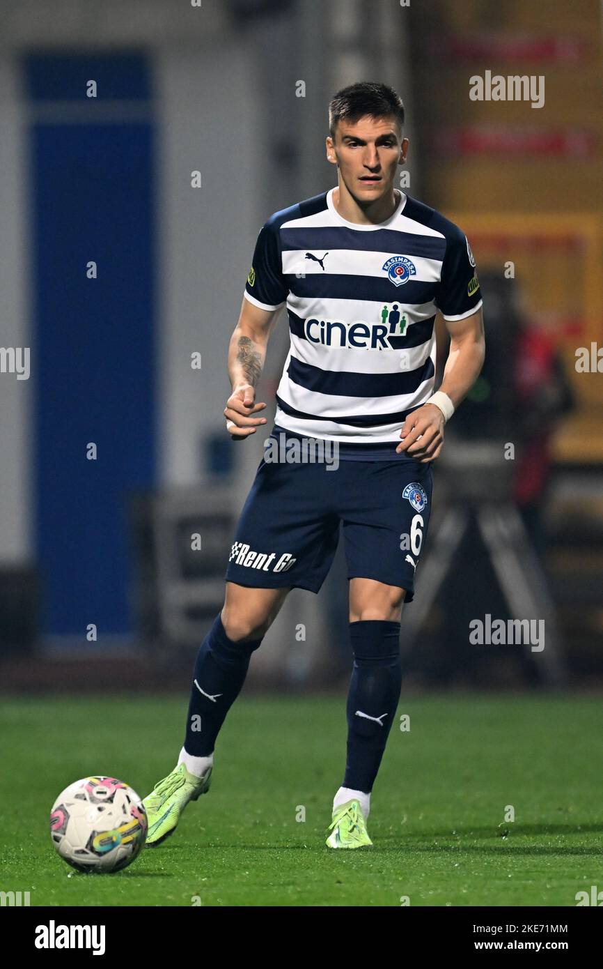 ISTANBUL - Daniel Graovac of Kasimpasa AS during the Turkish Super Lig ...