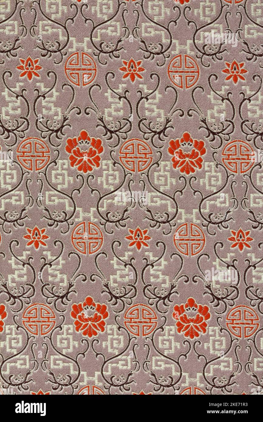 Oriental Silk Fabric Pattern as background Stock Photo - Alamy