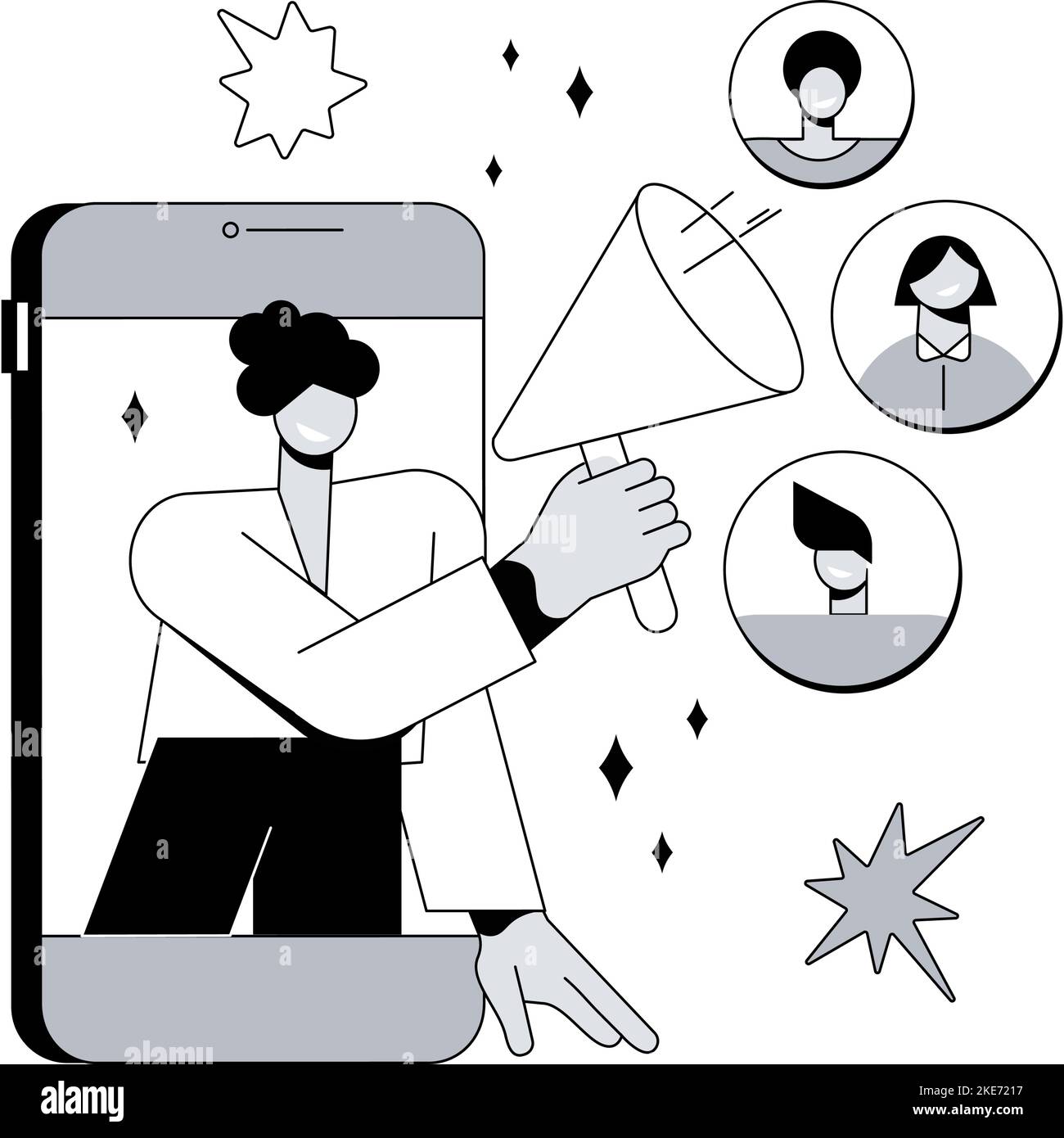 Referral program abstract concept vector illustration. Referral ...