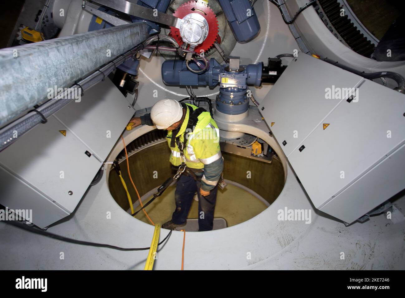 Installing windmills hi-res stock photography and images - Alamy