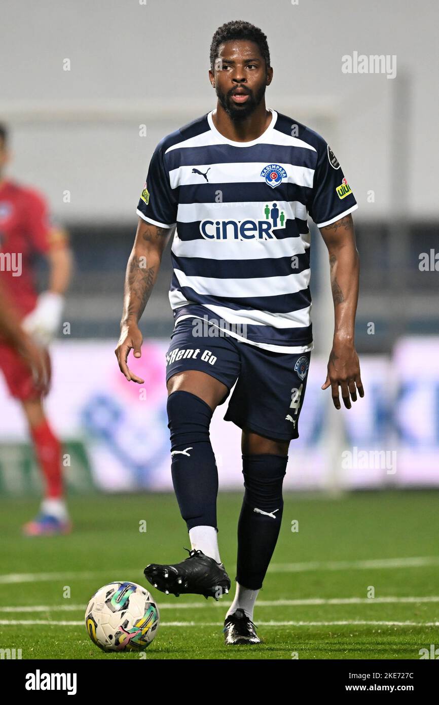 ISTANBUL - Ryan Donk of Kasimpasa AS during the Turkish Super Lig match ...