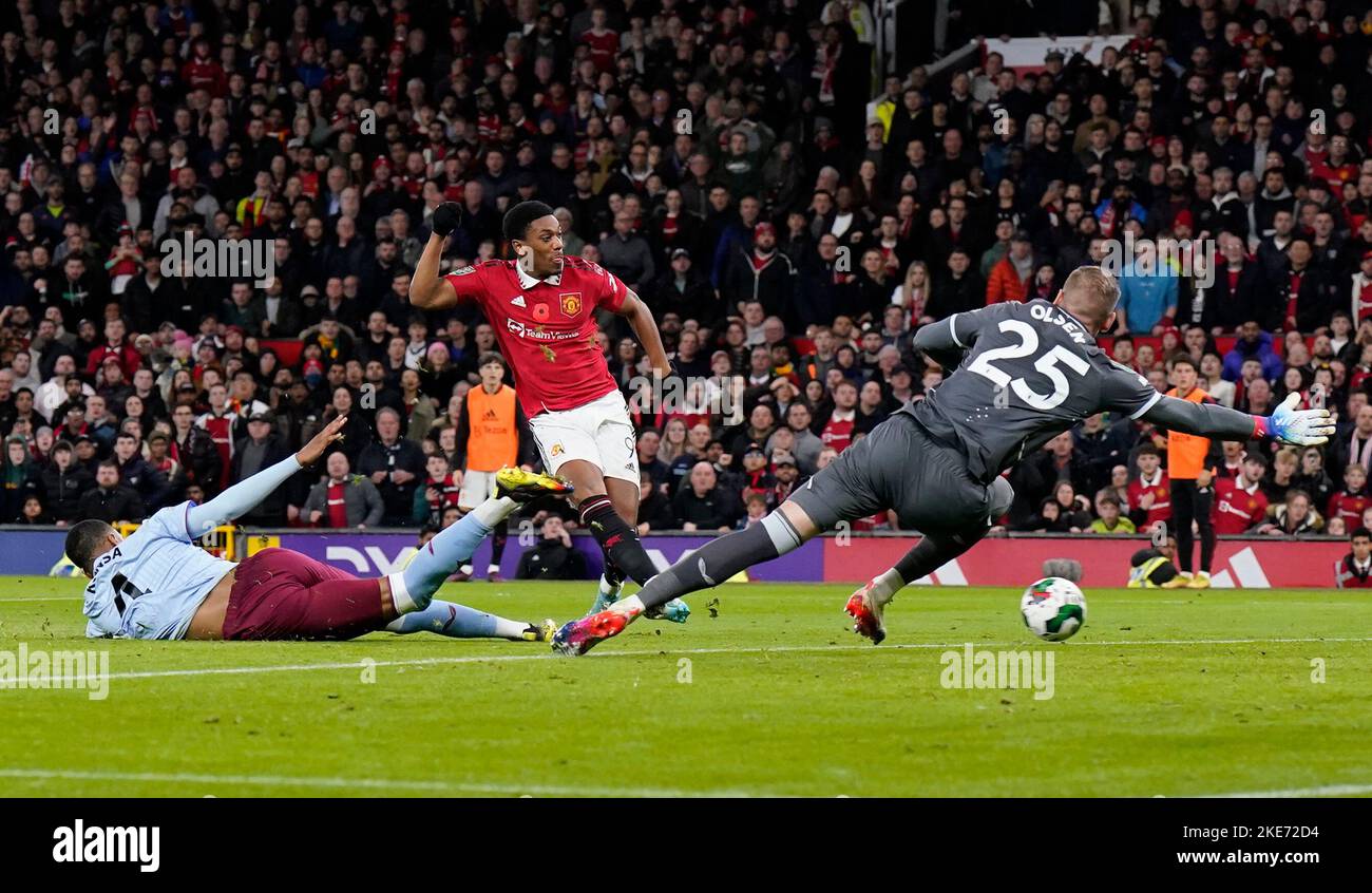 Manchester, England, 10th November 2022. Anthony Martial of Manchester ...