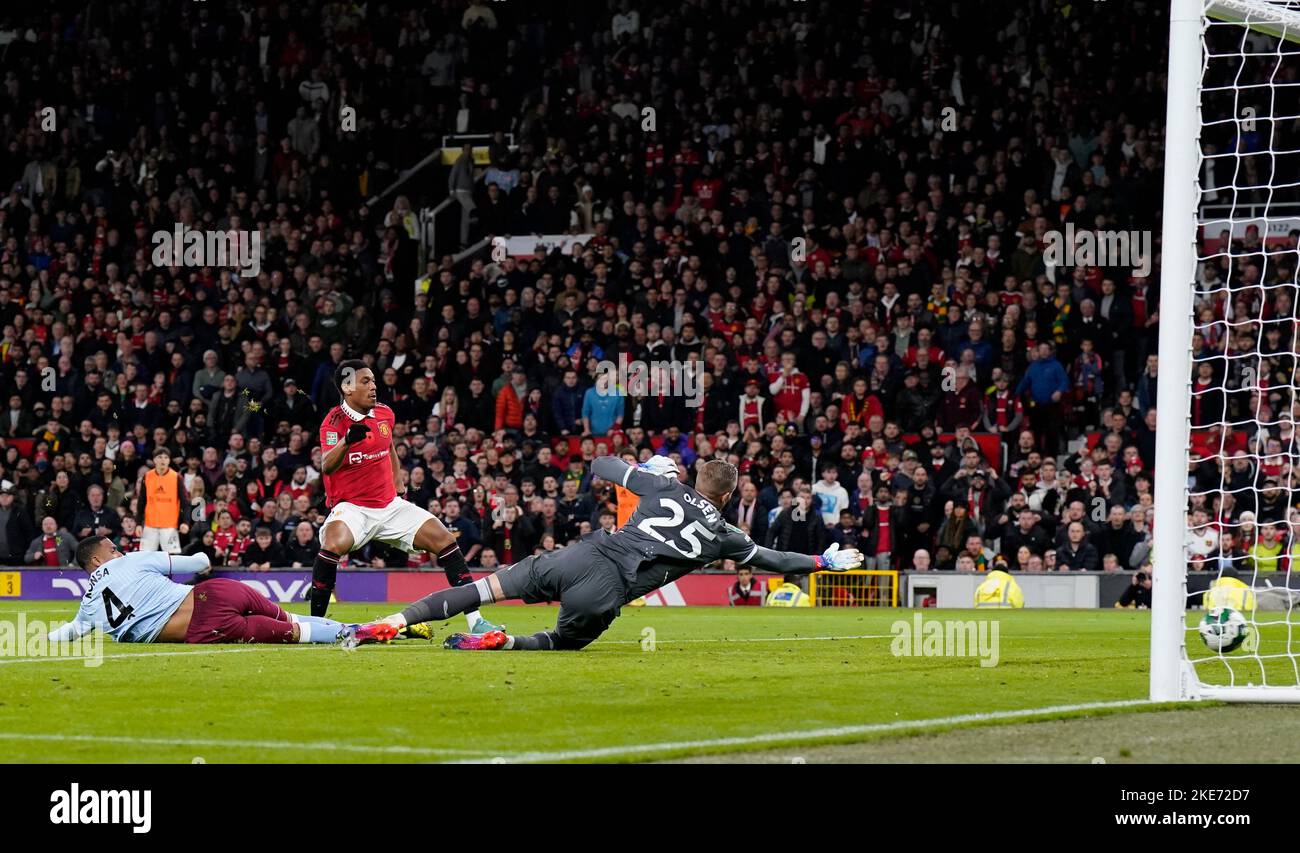 Manchester, England, 10th November 2022. Anthony Martial of Manchester ...