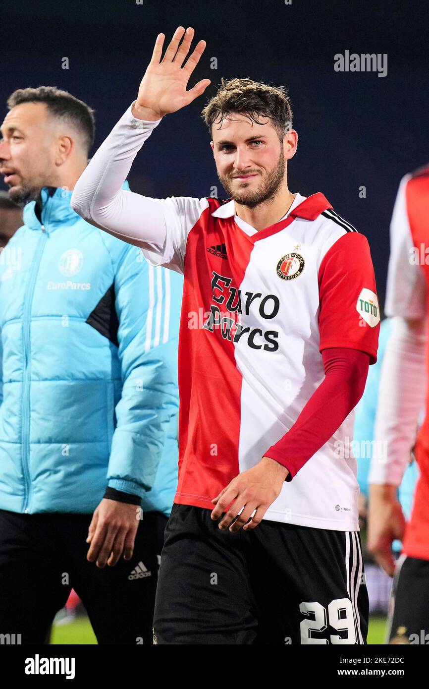 Rotterdam - Santiago Gimenez of Feyenoord during the match between ...
