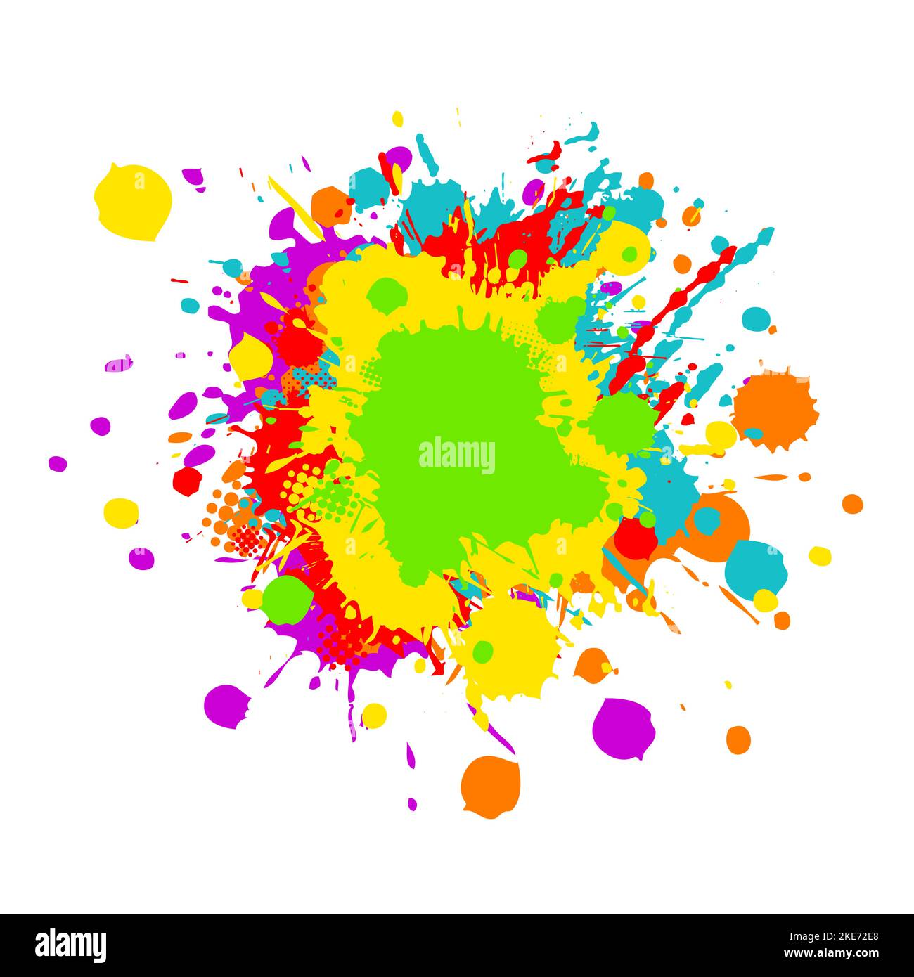 Colored blot object. Vector illustration Stock Vector Image & Art - Alamy