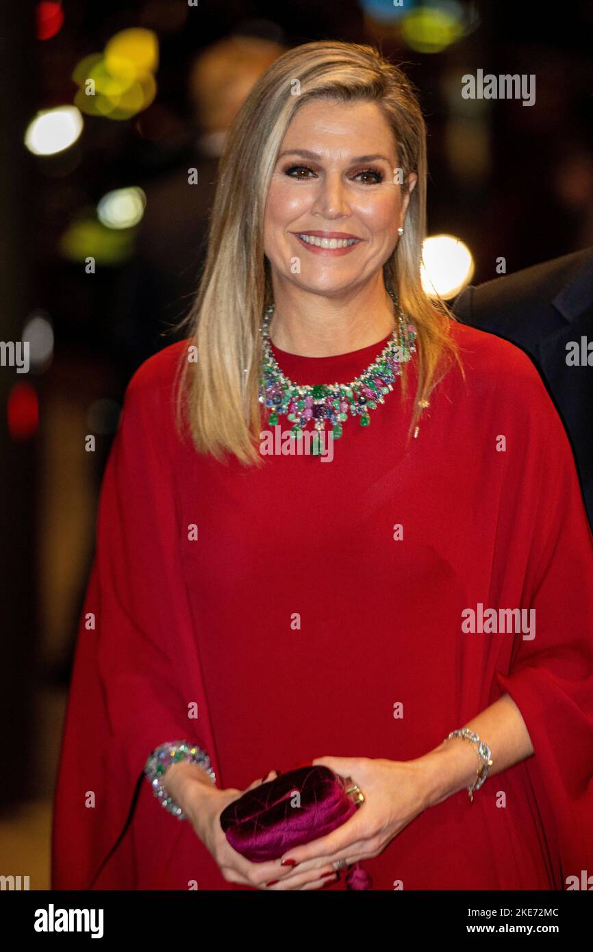 Amsterdam, Niederlande. 10th Nov, 2022. Queen Maxima of The Netherlands ...