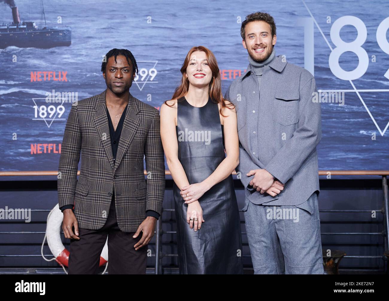 Berlin, Germany. 10th Nov, 2022. Yann Gael (l-r), Mathilde Ollivier and ...