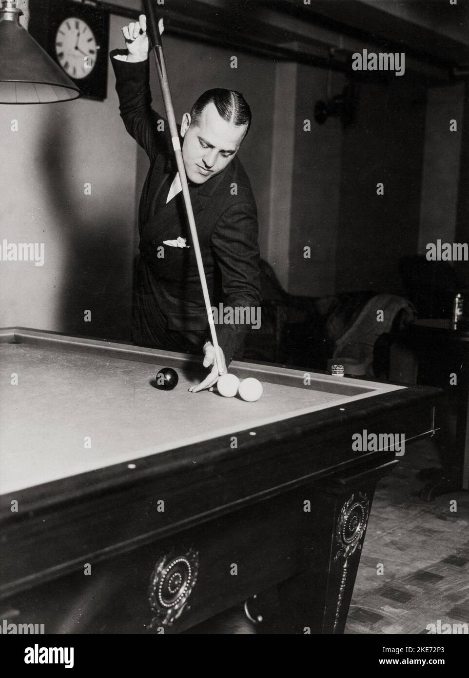 1923 Willie Hoppe Stock Photo - Alamy