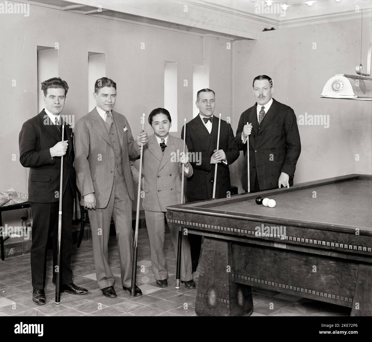 Billiard players - Edouard Horsmans, Bedgem, Welker Cochran, Kinrey ...