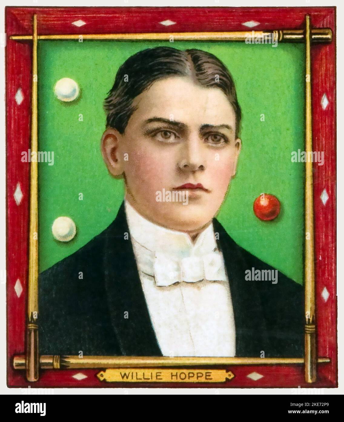 Player card - 1910 T218 Mecca Cigarettes - Champions - Willie Hoppe ...