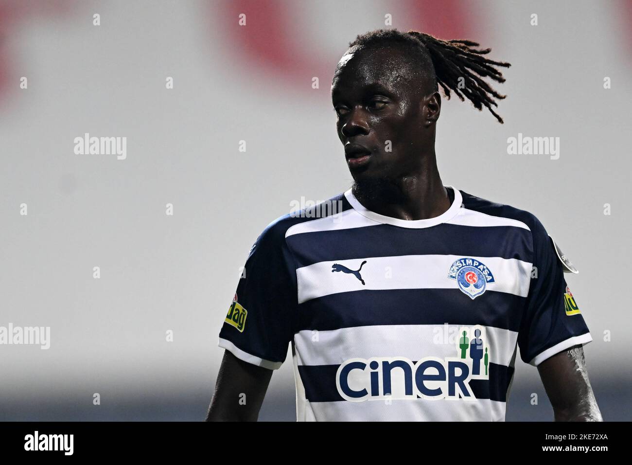 ISTANBUL - Mamadou Fall of Kasimpasa AS during the Turkish Super Lig ...