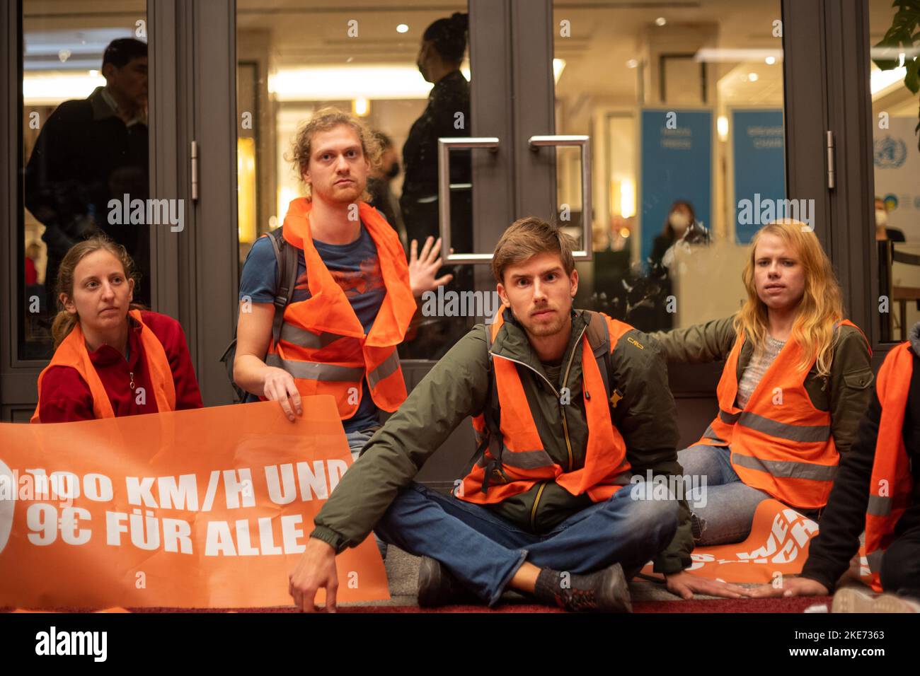 Berlin, Germany - October 16 2022: Scientist rebellion group protest ...