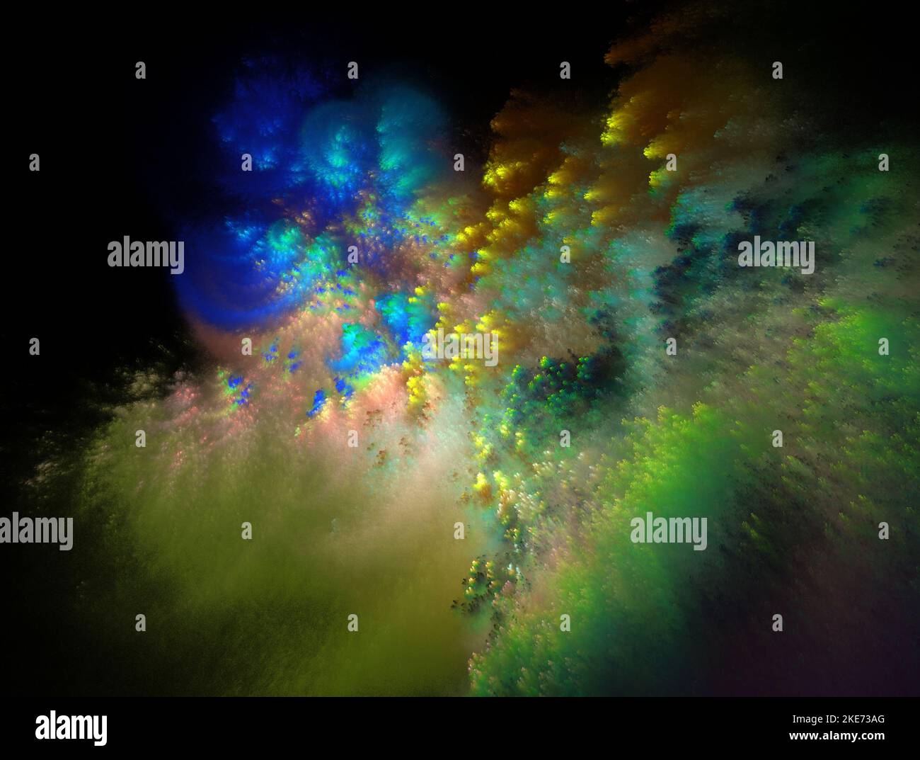 Imaginatory lush fractal texture image abstract background Stock Photo ...