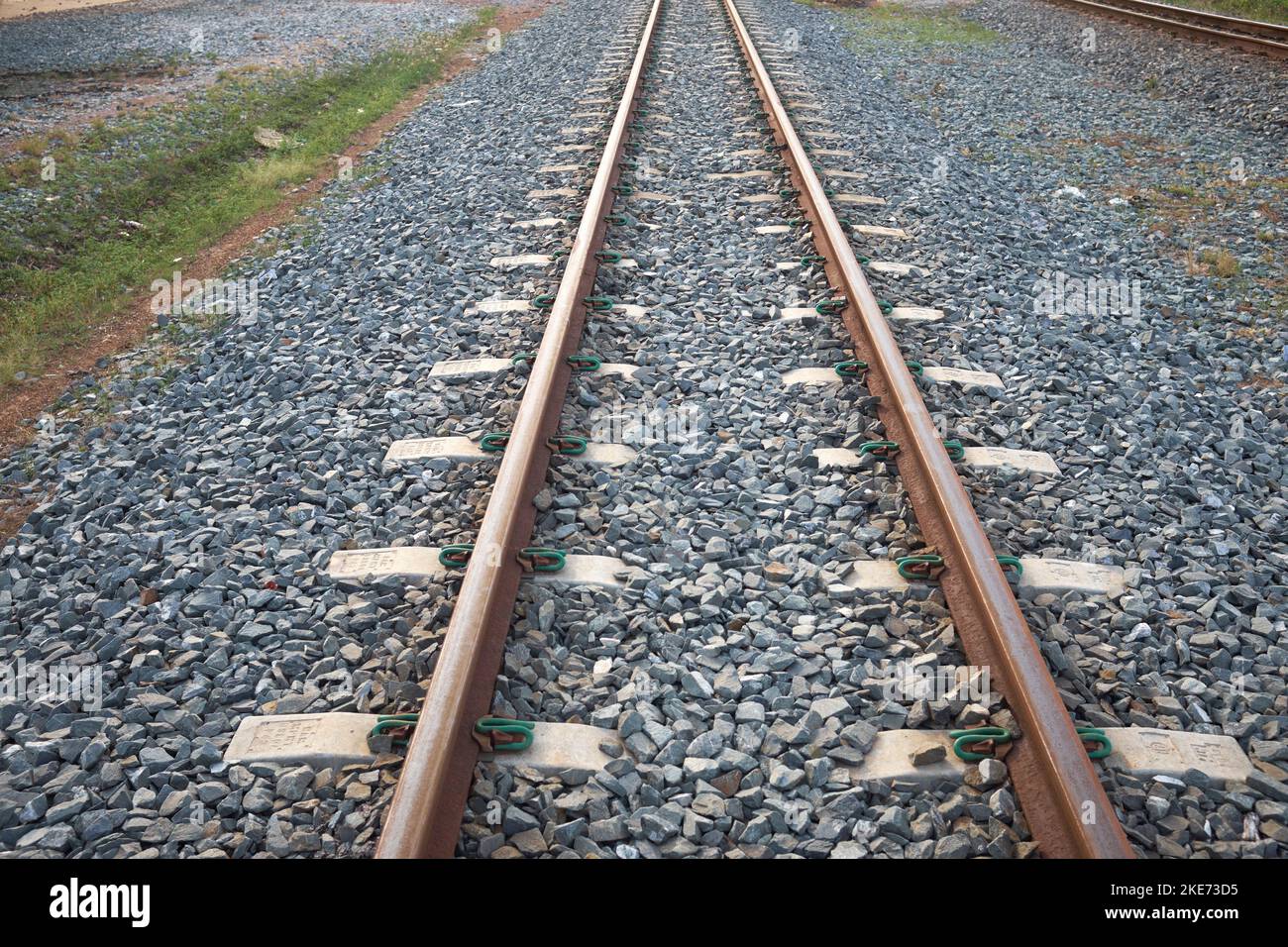 Railway Station Tracks Kampot Cambodia Stock Photo - Alamy