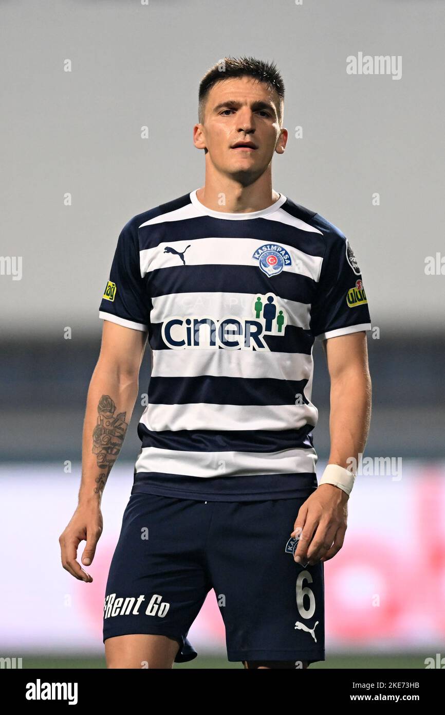 ISTANBUL - Daniel Graovac of Kasimpasa AS during the Turkish Super Lig ...