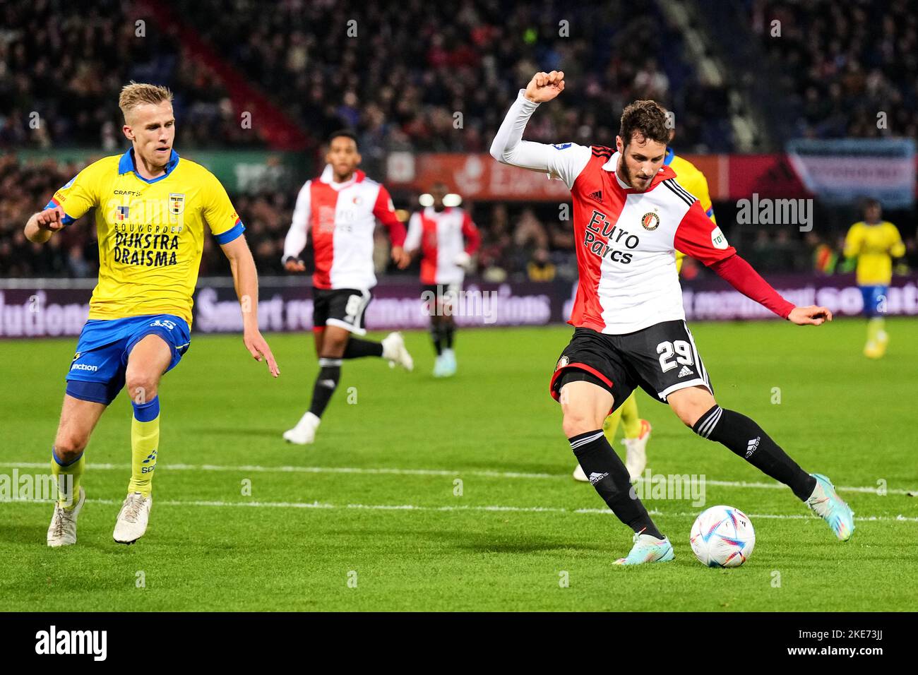Rotterdam - Santiago Gimenez of Feyenoord during the match between ...