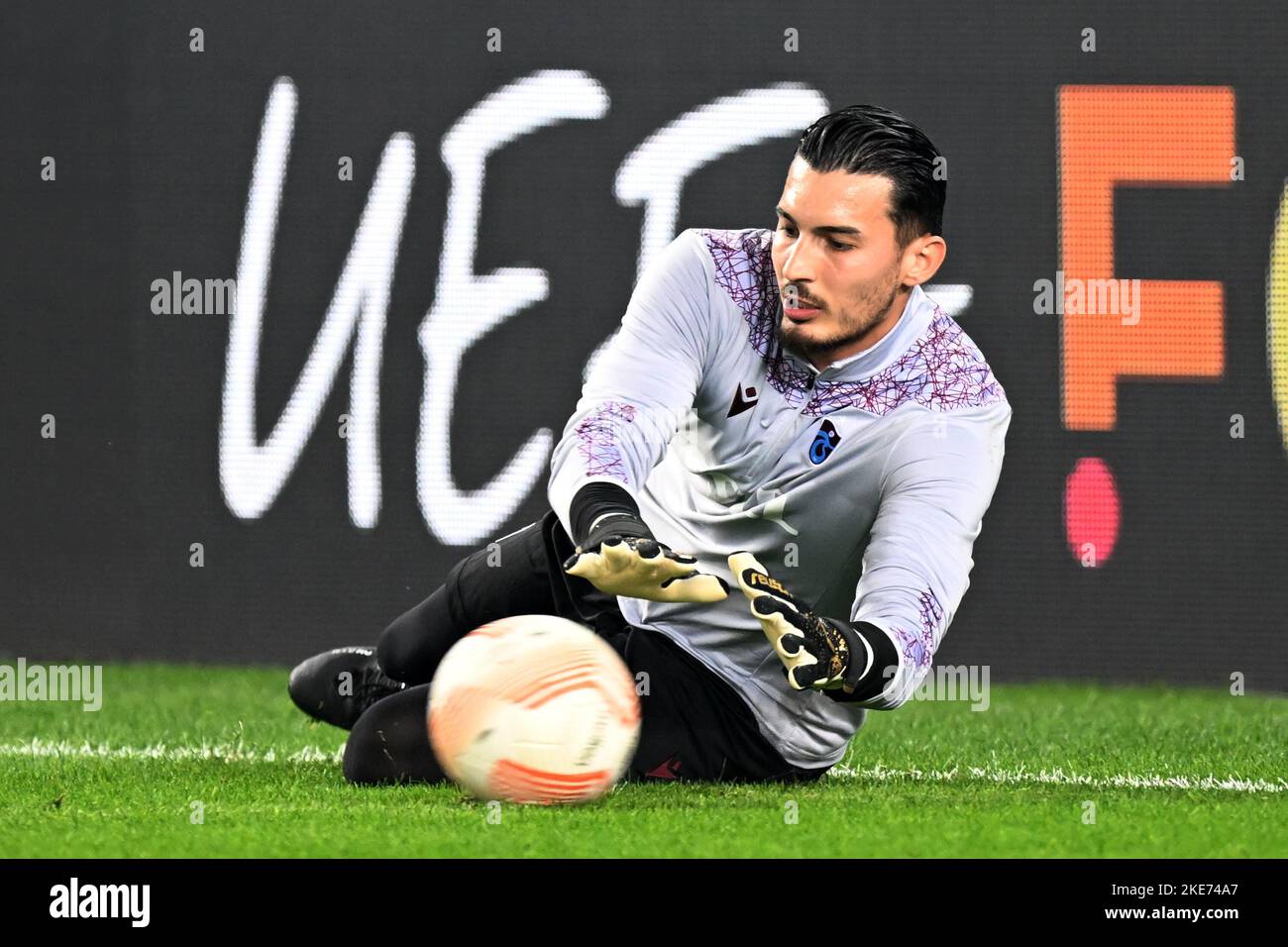 TRABZON - Trabzonspor AS goalkeeper Ugurcan Cakir during the UEFA Europa League Group H match ...