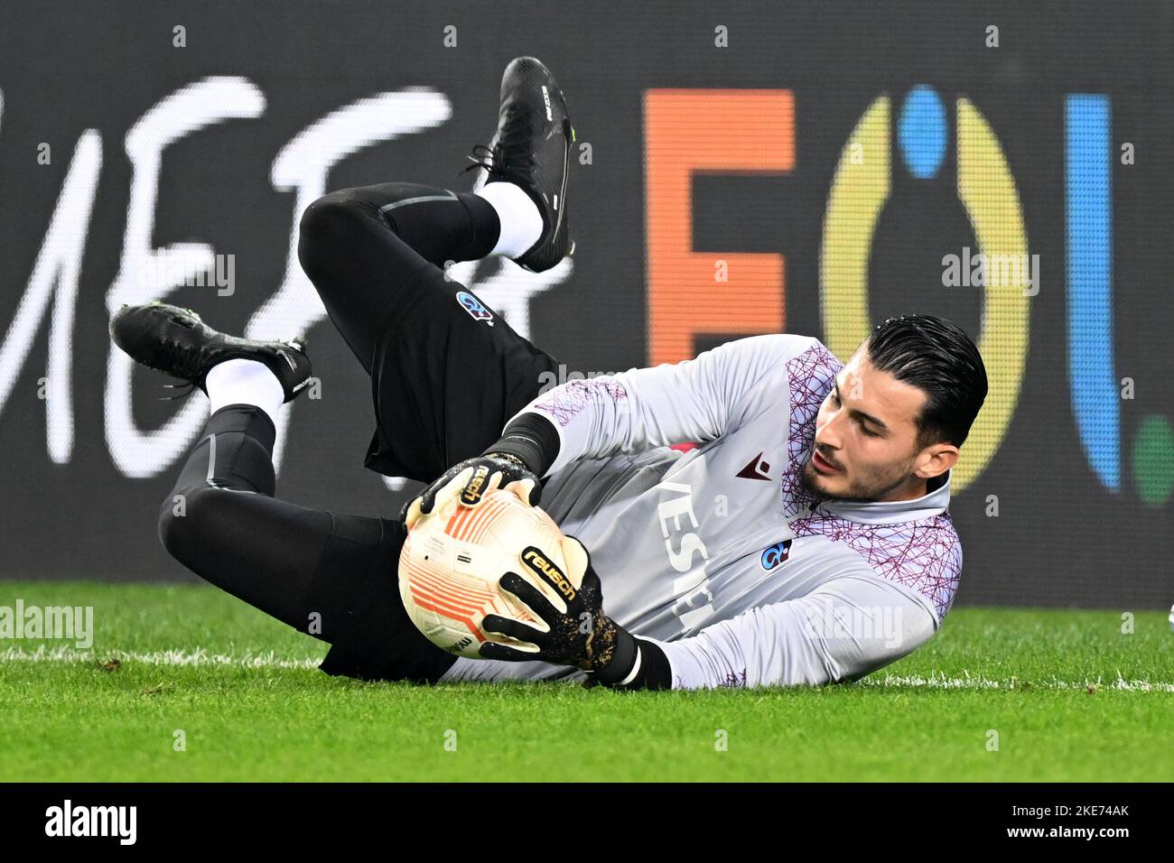TRABZON - Trabzonspor AS goalkeeper Ugurcan Cakir during the UEFA ...
