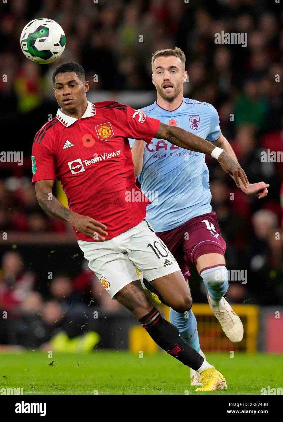 Manchester, England, 10th November 2022. Marcus Rashford of Manchester ...