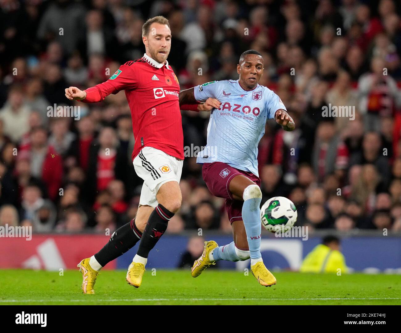 Manchester, England, 10th November 2022. Christian Eriksen of ...