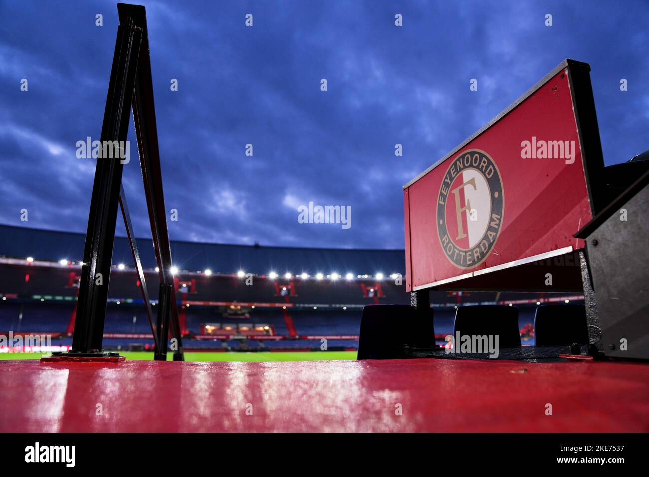 Rotterdam - De Kuip before the match between Feyenoord v SC Cambuur at ...