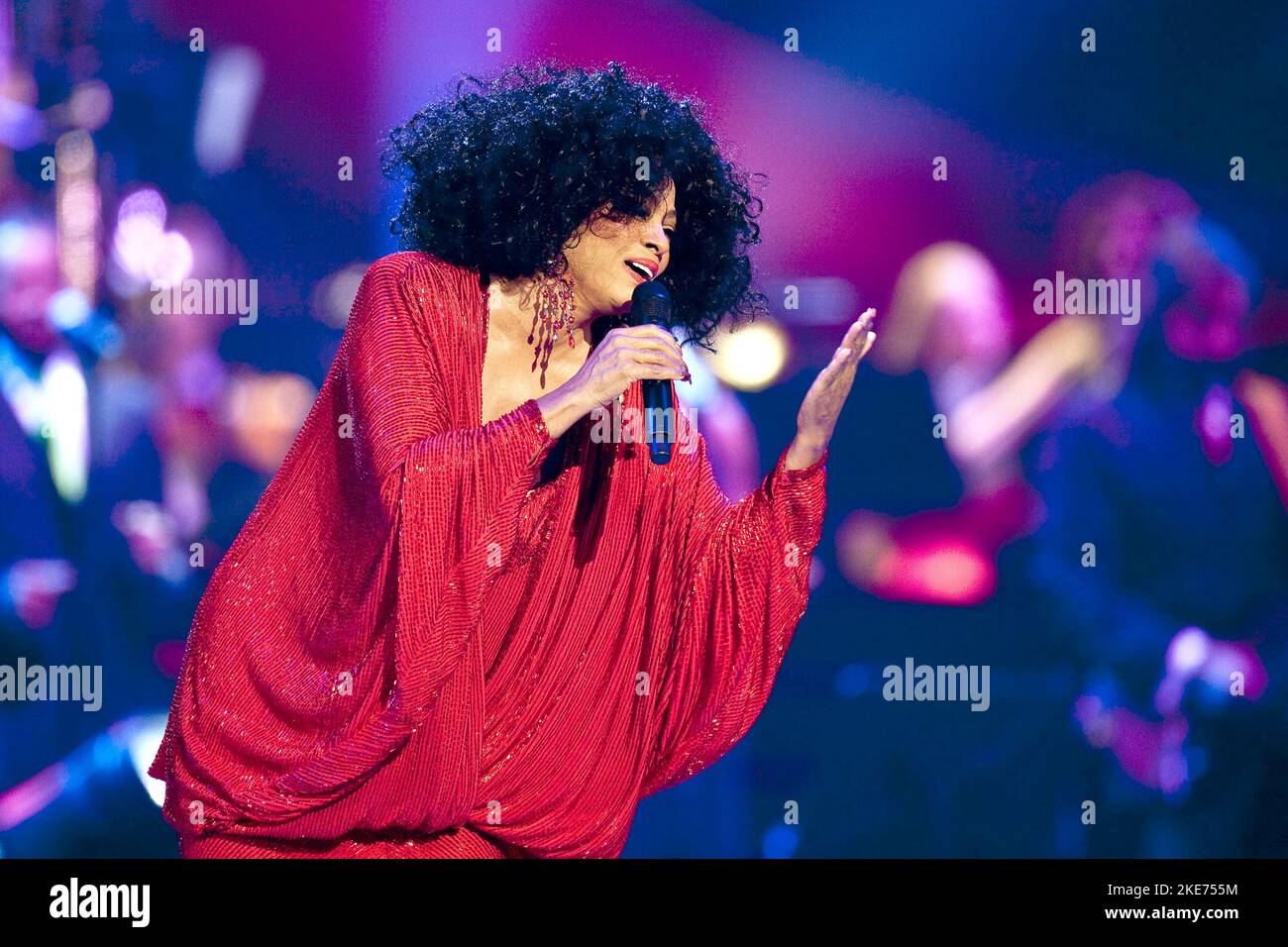 Concert of Diana Ross in Het Geldedome. Arnhem Netherlands. The concert ...