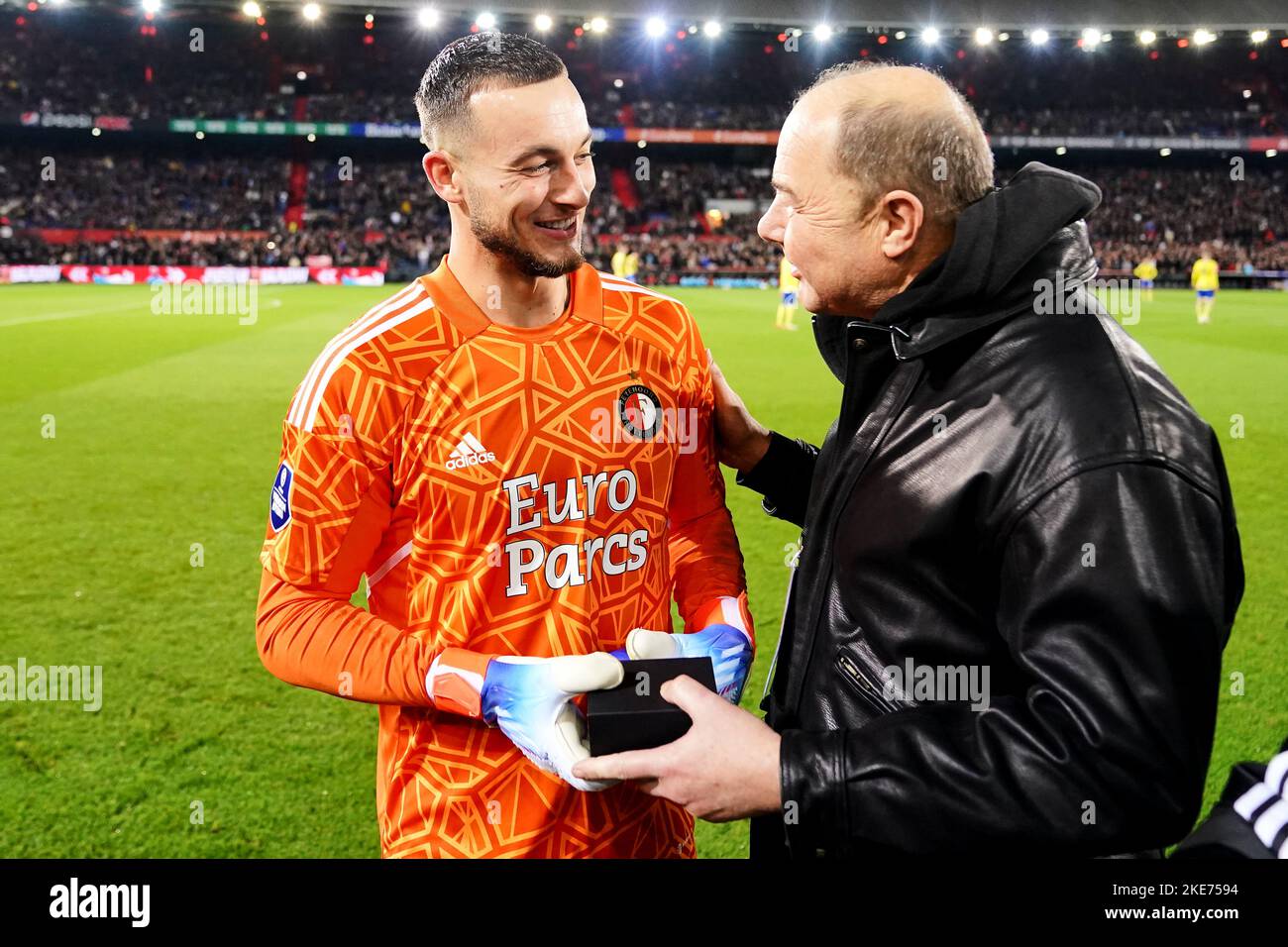 Rotterdam - Feyenoord keeper Justin Bijlow during the match between ...
