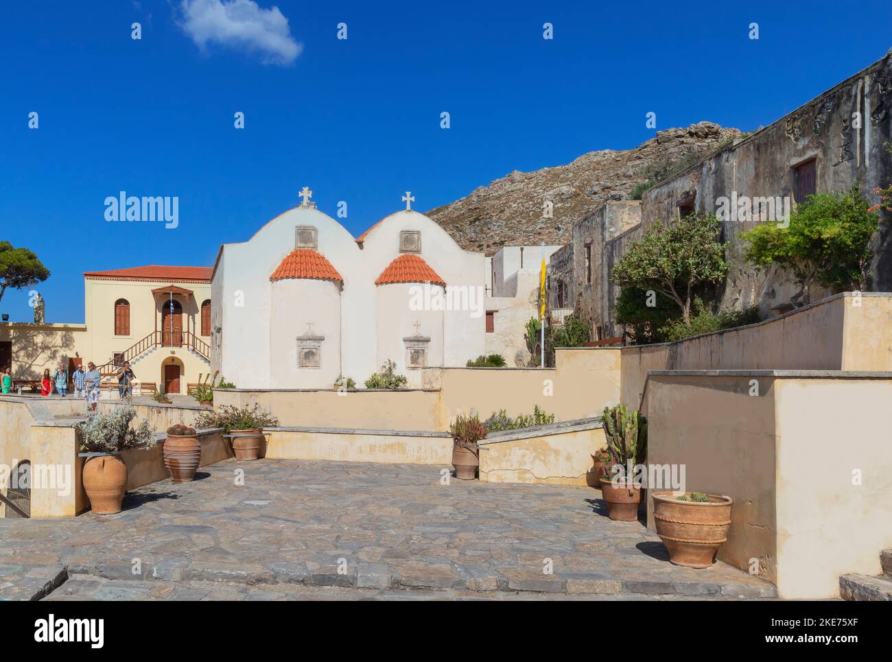 Rethymno crete monastery hi-res stock photography and images - Alamy